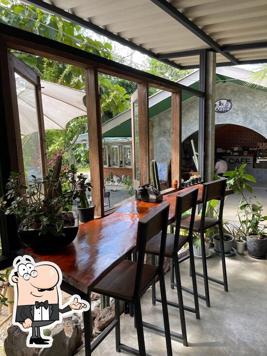 Menu at OASIS CAFE', Mueang Chi