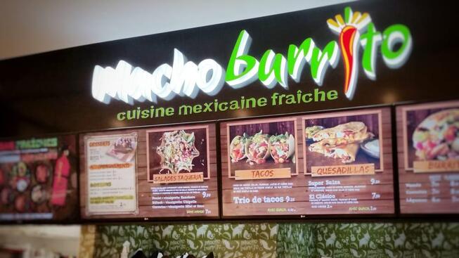 Menu at Mucho Burrito Fresh Mexican Grill restaurant, Québec City, Bd ...