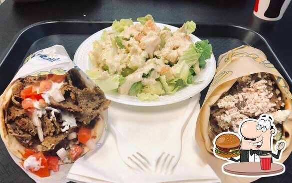 Menu at Gyros and More restaurant, Leamington