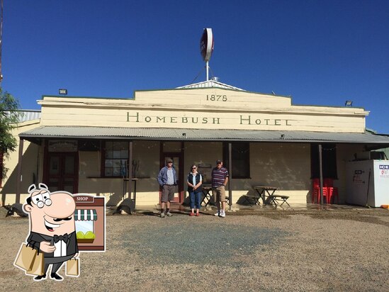 Menu at Homebush Hotel pub & bar, Balranald, Penarie via