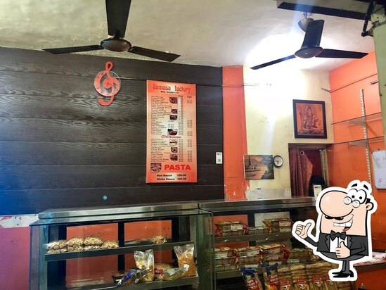 Menu at Samosa factory, Karnal, SHOP NO-636