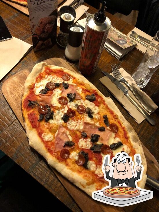 Menu at Zizzi pizzeria, Manchester, Piccadilly Gardens
