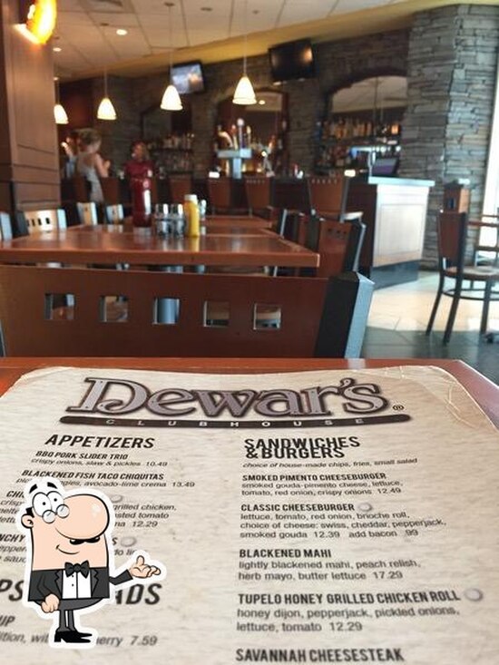 Dewar's Clubhouse Bar & Grille, Savannah - Restaurant menu, prices and ...