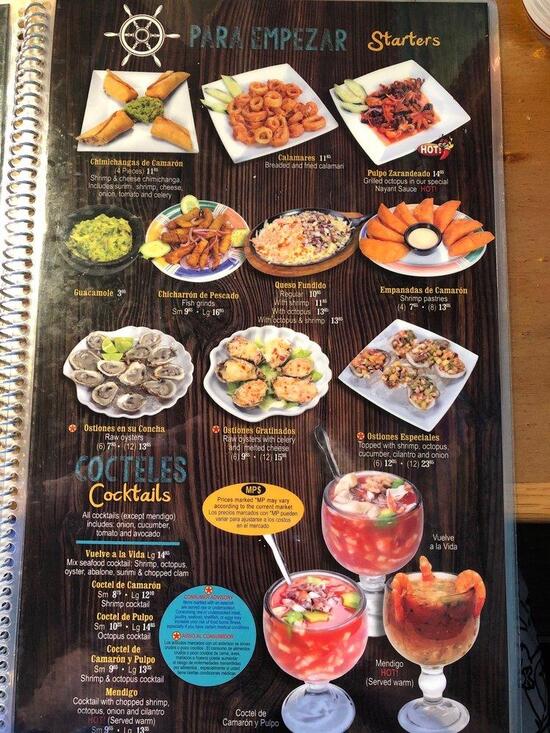 Menu at Las Islas Marias (Perrin Beitel) restaurant, San Antonio ...