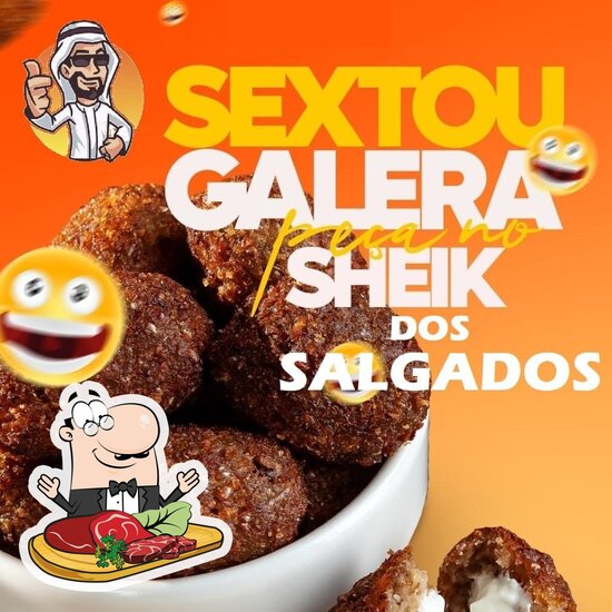 Menu at Sheik dos Salgados Tijuca, Rio de Janeiro