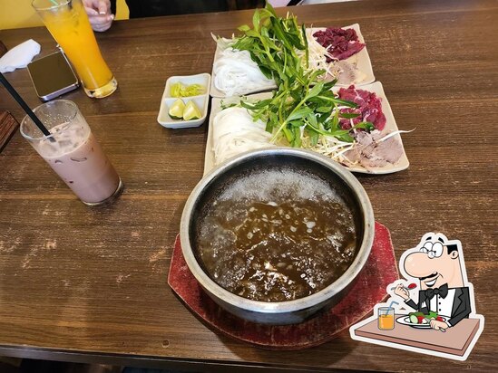 Menu at Phở Mộc Bát Đá restaurant, Hai Phong