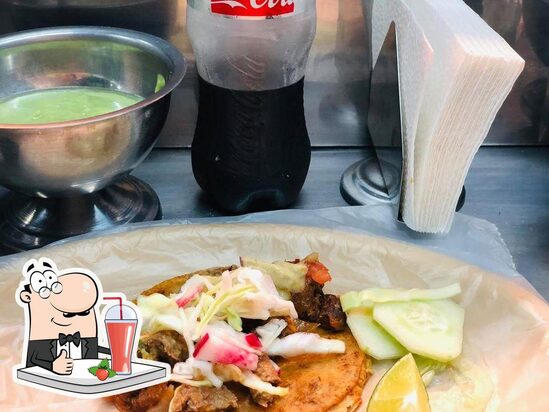 Menu at Tacos el Rey restaurant, Xalapa