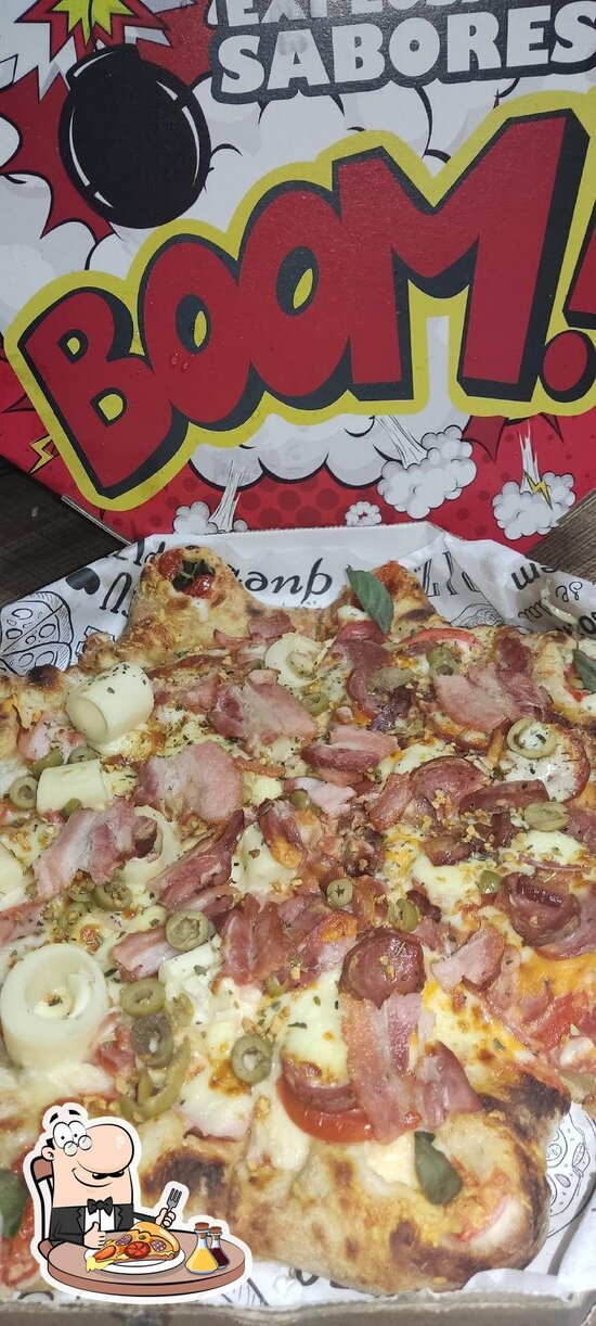 Menu em Pizzaria BooM explosão de sabores, Campos do Jordão