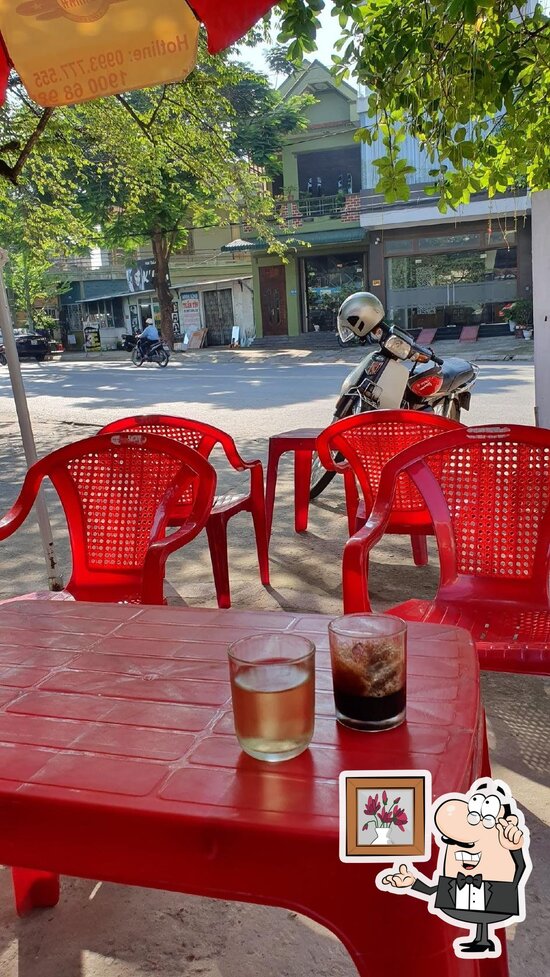 Menu at Cà Phê Ben cafe, Đông Hà