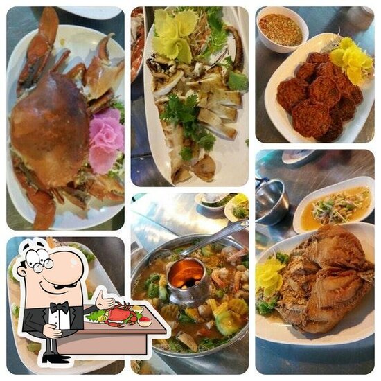 Menu at Kin Poo restaurant, Laem Fa Pha