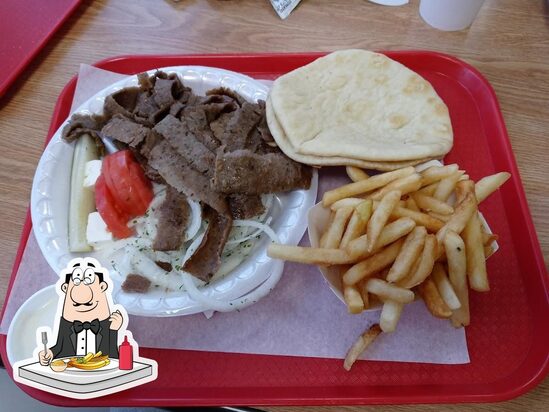 Menu at King Gyros restaurant, Anderson, 915 S Scatterfield Rd