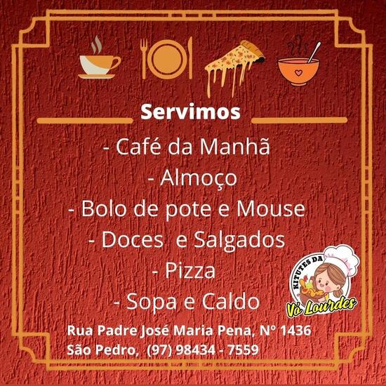 Kitutes da Vó Lourdes - Restaurant menu, prices and reviews