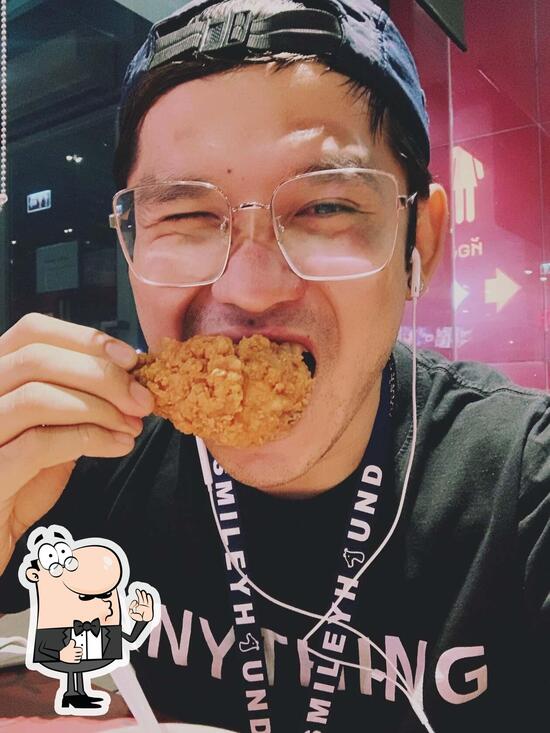 Menu at KFC restaurant, Ban Len