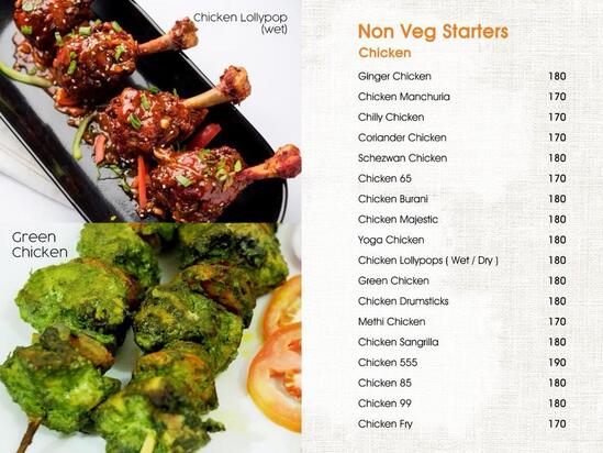 Menu at The MG Grand Premium Multicuisine Restaurant, Madanapalle