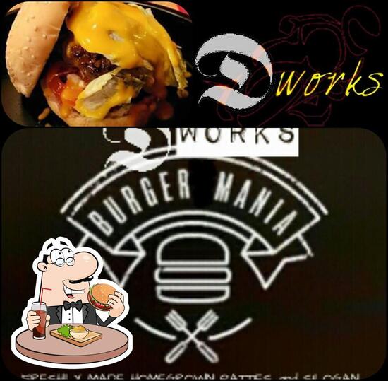 Menu at Dworks Burger MANIA restaurant, Pasay