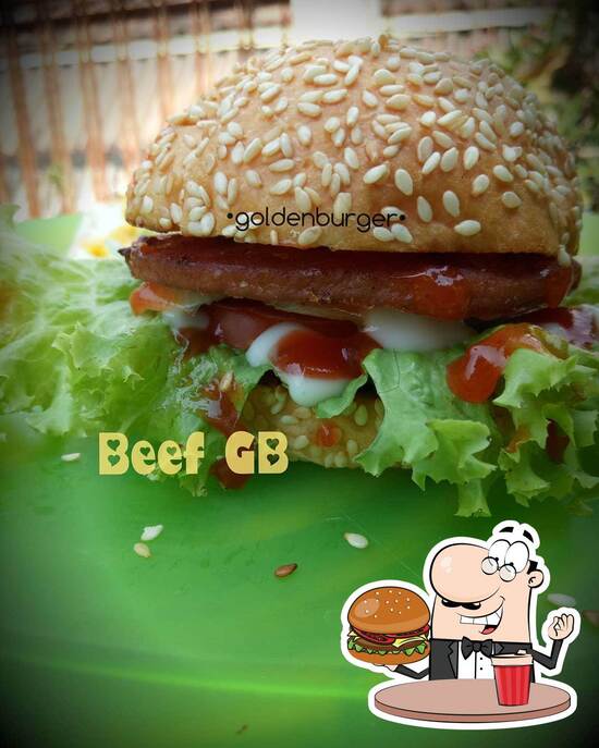 Menu at Golden Burger restaurant, Wonogiri