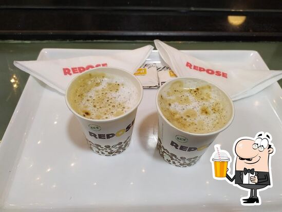 Menu at Repose bakery, Guwahati, 5QC4+XH9