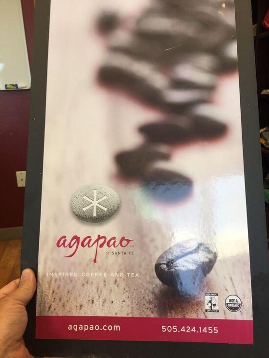 Menu at The Shack By Agapao Coffee & Tea desserts, Santa Fe