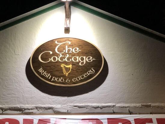 Menu at The Cottage Pub, San Antonio