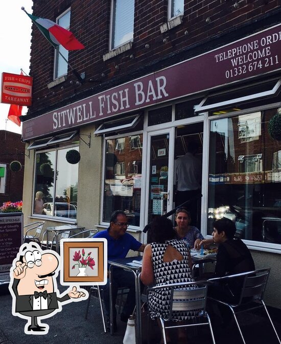 Menu at Sitwell Fish Bar, Derby