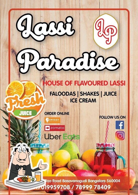 Lassi Paradise, Bengaluru - Restaurant menu, prices and reviews