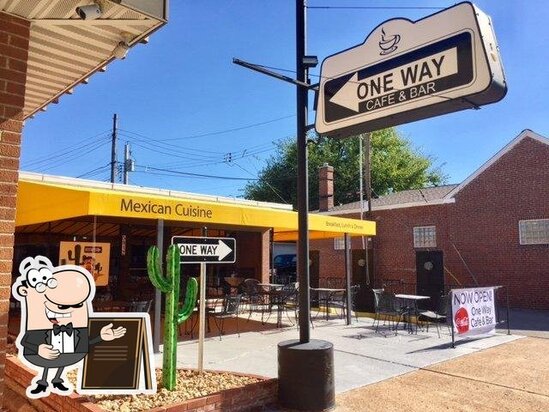 Menu at Oneway Cafe, Nai Mueang