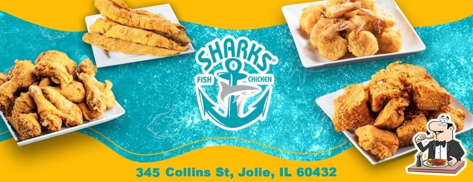 Menu at Sharks Fish & Chicken restaurant, Joliet