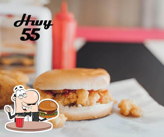 Menu at Hwy 55 Burgers Shakes & Fries restaurant, Grifton