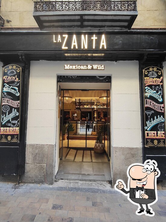 Menu at La Zanta Mexican&Wild restaurant, Madrid