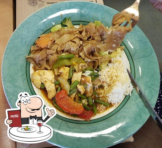 Menu at Thai food cafe, Neath, General Market