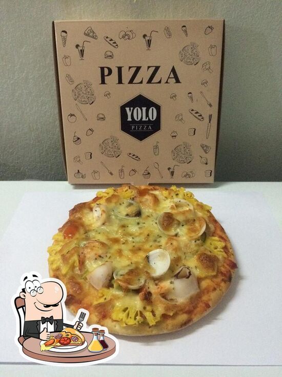 Menu at YoLo Pizza pizzeria, Da Nang