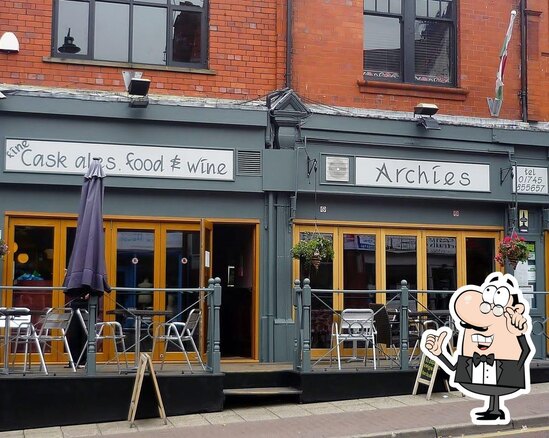 Menu at Archies Bar, Prestatyn