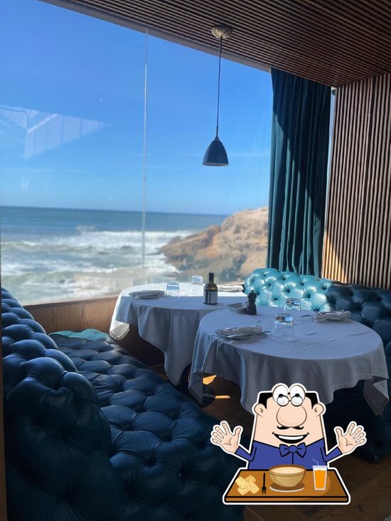 Menu au Cabestan Ocean View restaurant, Casablanca, Phare d'El hank، 90 ...