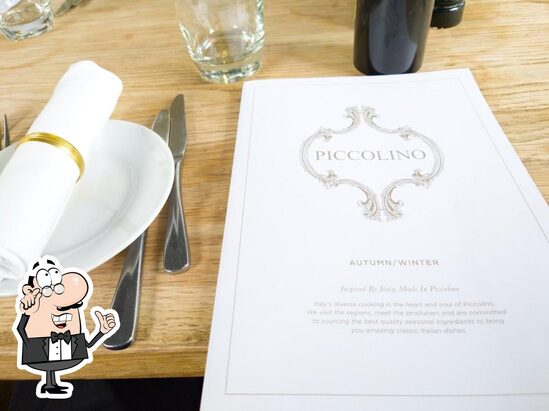 Menu at Piccolino restaurant, Sheffield