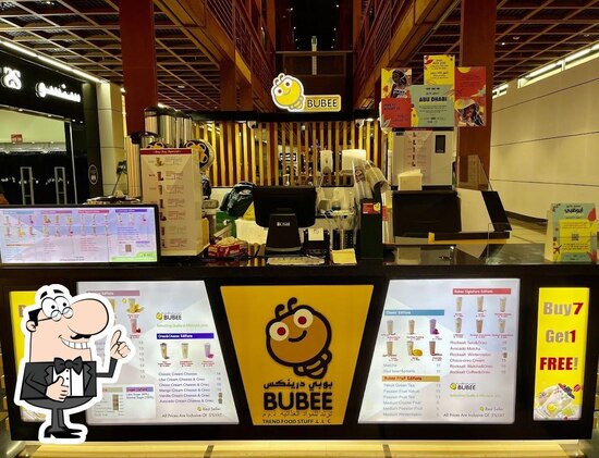 Menu at Bubee Drinks Cafe WTC, Abu Dhabi