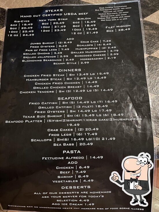Murphy's Steakhouse - Restaurant menu, prices and reviews