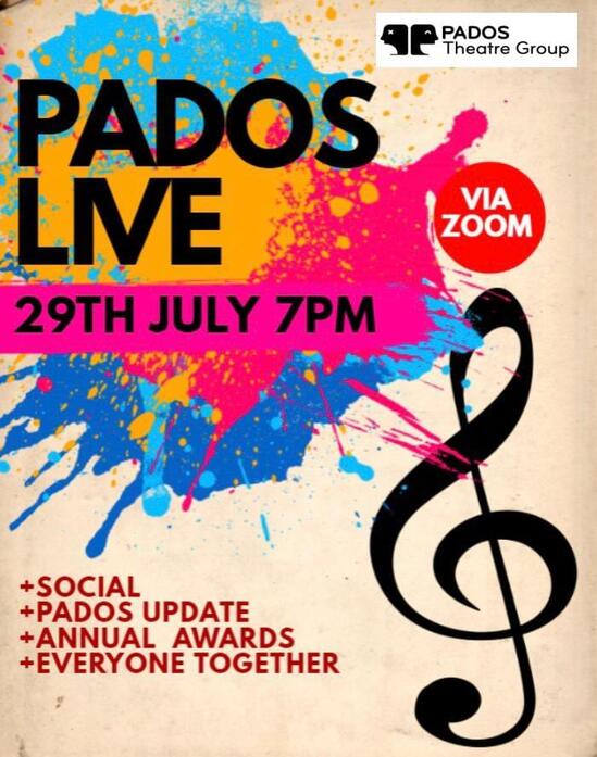 Menu at PADOS Studio Theatre, Manchester