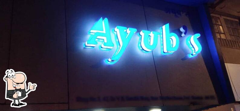 Menu at Ayub's Restaurant, Mumbai