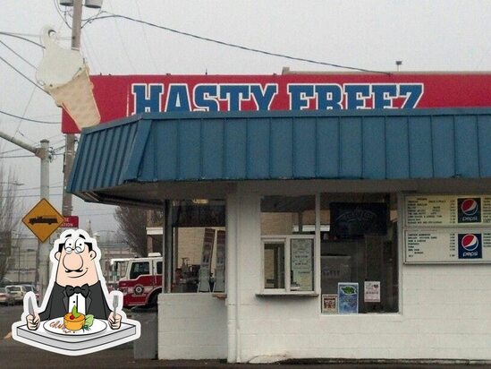 Menu at Hasty Freez restaurant, Albany