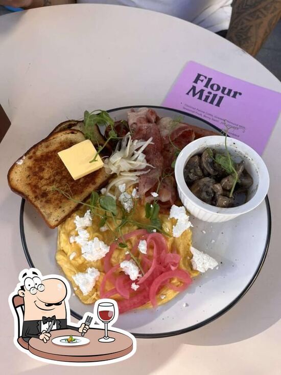 Menu at Flour Mill Cafe, Auckland