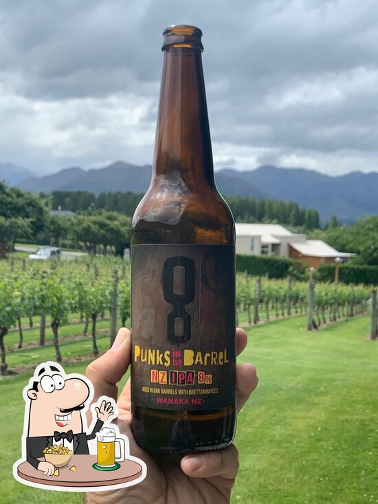 Menu at Ground Up Brewing, Wanaka
