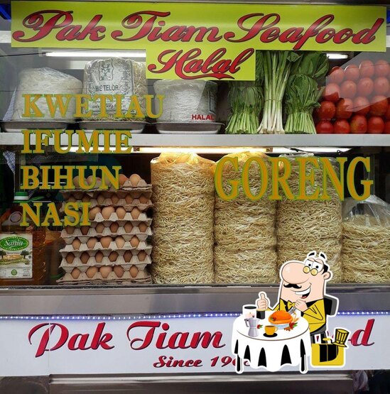 Menu at Paktiam Seafood Sentosa Baru, Medan
