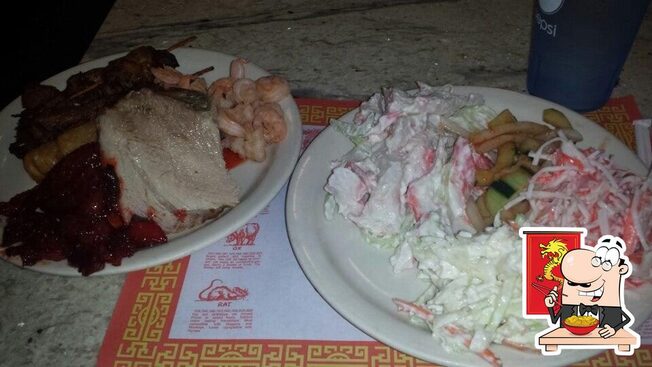 Menu at China Buffet restaurant, Hialeah