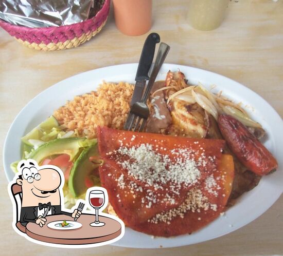 Menu at Ruby's Taqueria restaurant, Hazlehurst