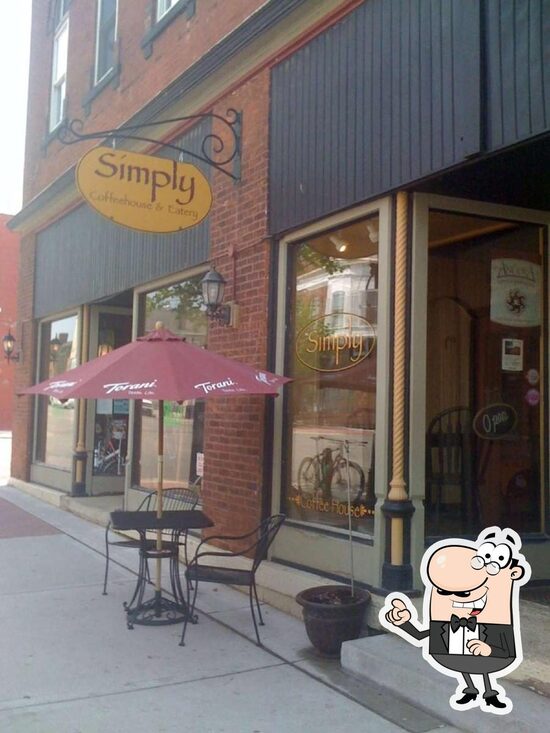 Menu at Simply Cafe, Prairie du Chien