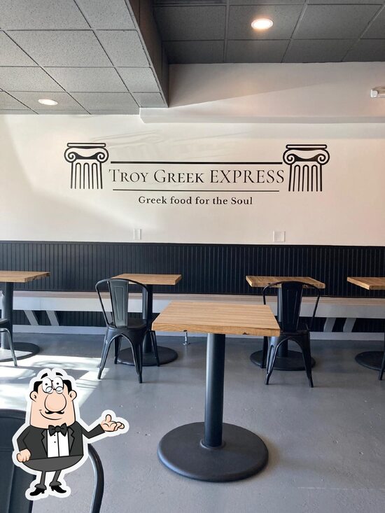 Menu at Troy Greek express restaurant, Fairfield