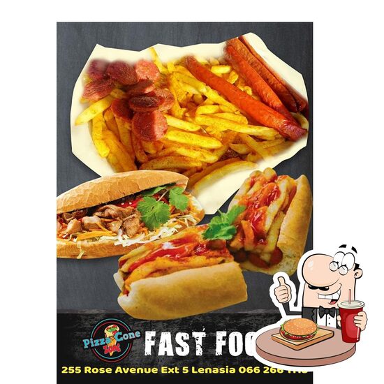 Menu at Pizza Cone Zone Lenasia restaurant, Lenasia