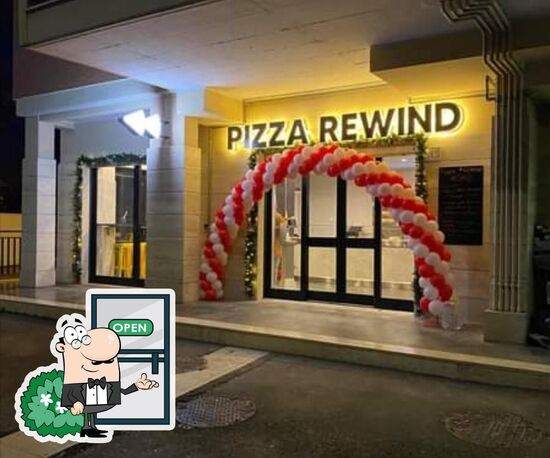 Menu at Pizza Rewind restaurant, Rome