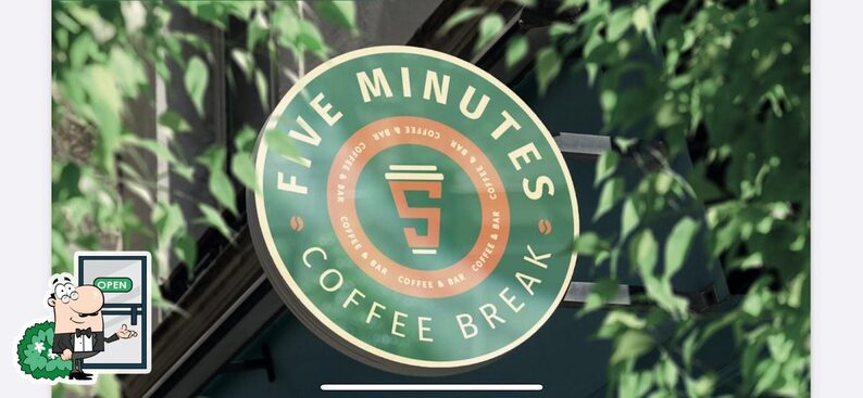 Menu at Five Minutes •coffee break•, Dnipro