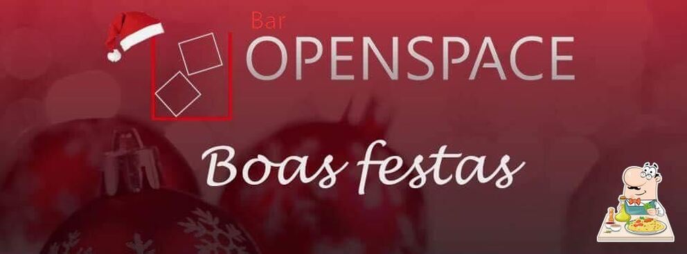 Menu em Open Space Bar, Lisboa